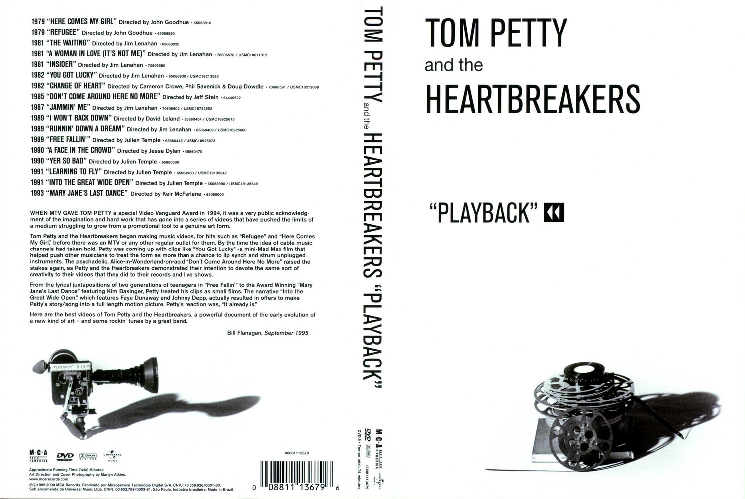 Tom Petty And The Heartbreakers Playback : Front | DVD Covers | Cover ...